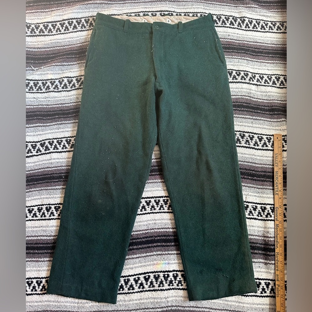 Filson Rare Vintage Forest Service Pants Hunter Green… - Gem